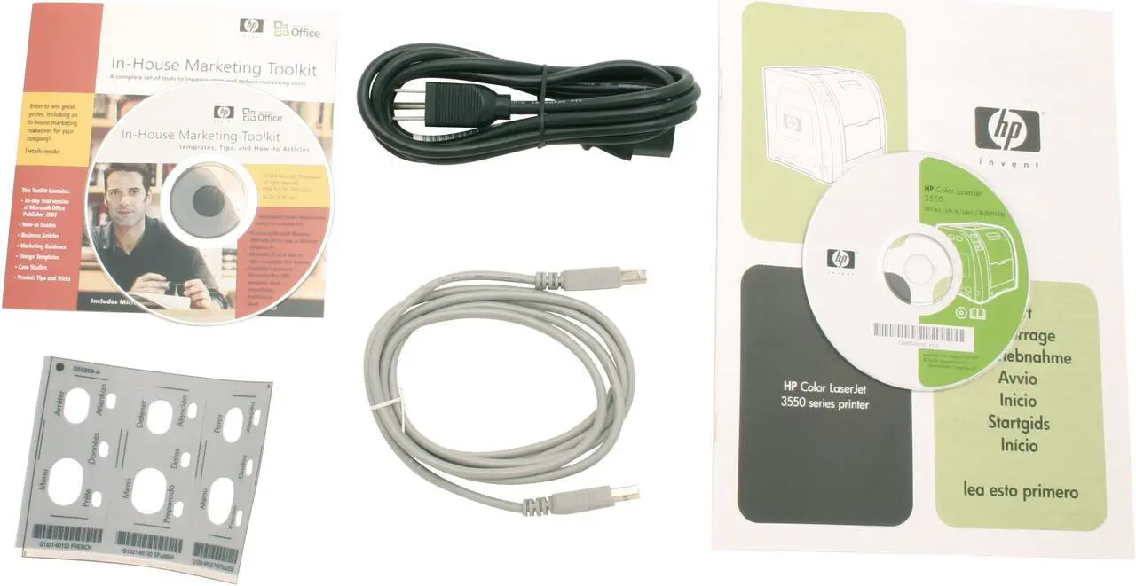 HP LaserJet 3550 Q5990A Personal Color USB Laser Printer - Newegg.com