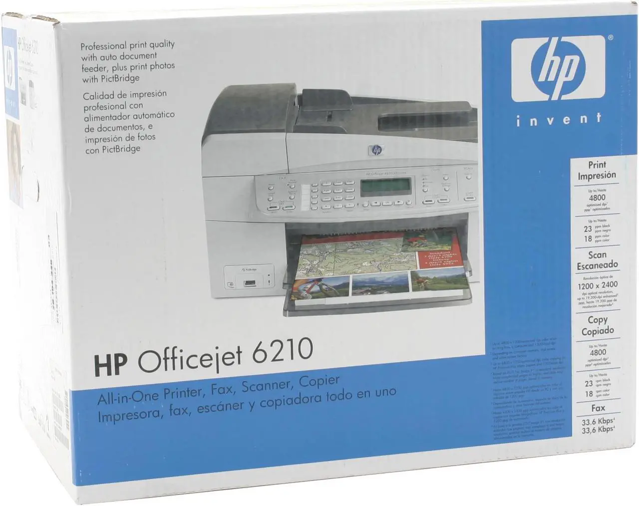 HP Officejet 6210 Q5801A USB InkJet MFC / All-In-One Color Printer ...