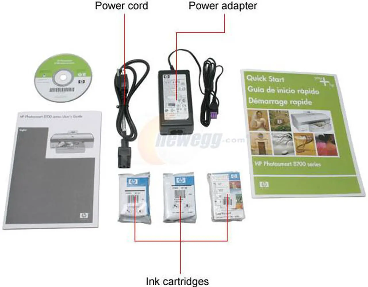 HP Photosmart 8750 Q5747A Ethernet (RJ-45) / USB InkJet Photo Color ...