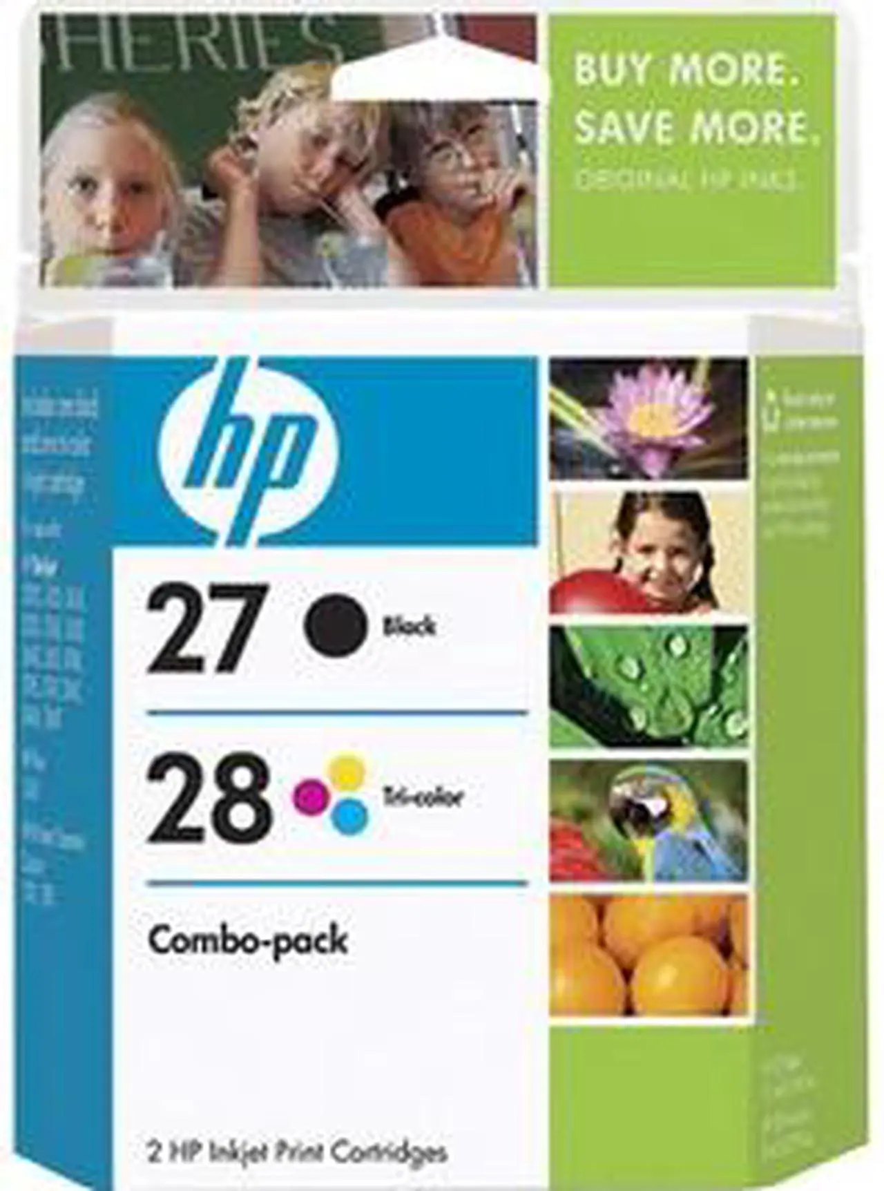 HP 27/28 Black/Tri-color Inkjet Print Cartridges Combo Pack (C9323FN ...