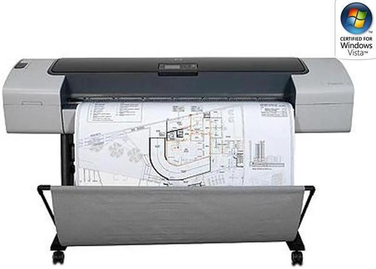 HP Designjet T1100 Q6687A Ethernet (RJ-45) / USB InkJet Large Format ...