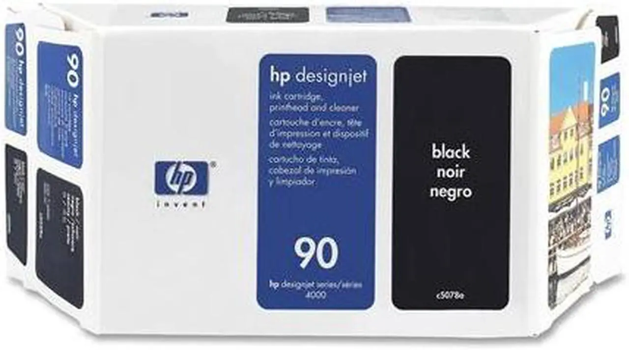 HP 90 Black Ink Cartridge and Printhead Value Pack (C5078A) - Newegg.com