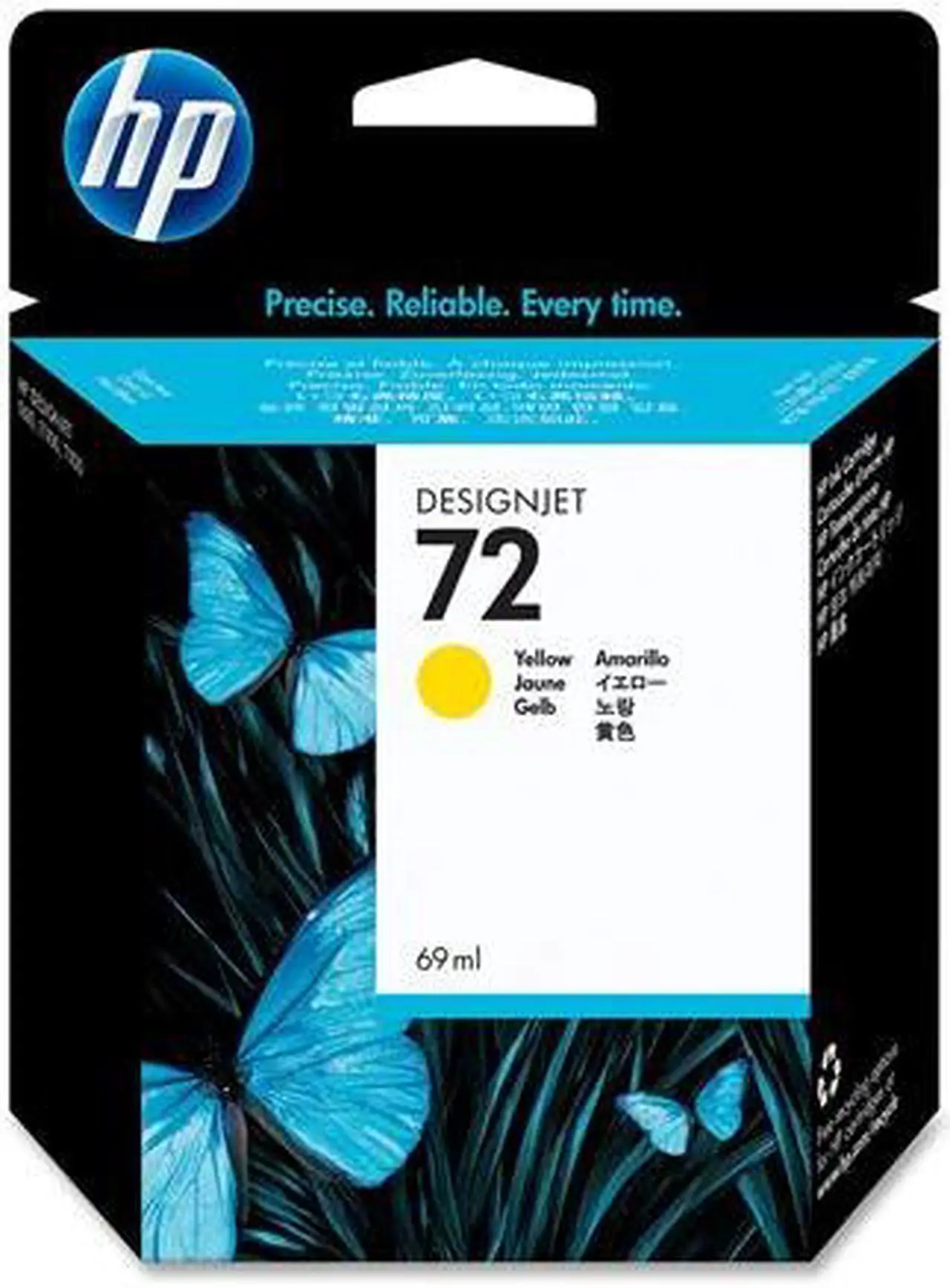 HP 72 Yellow Ink Cartridge (C9400A) - Newegg.com