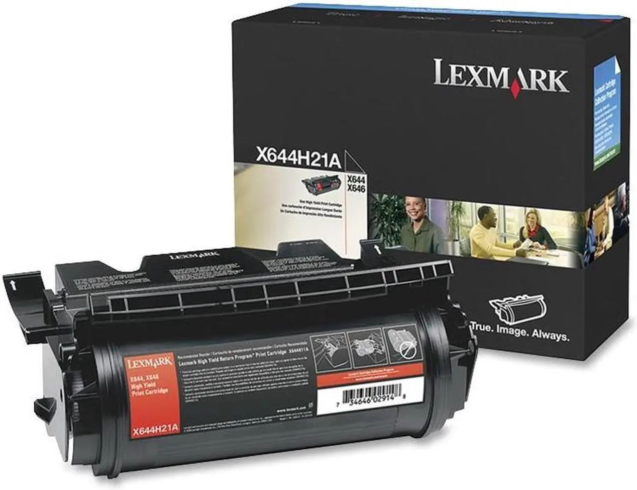 LEXMARK X644H21A X644E X646E HIGH YIELD PRINT CARTRIDGE Black - Newegg.com
