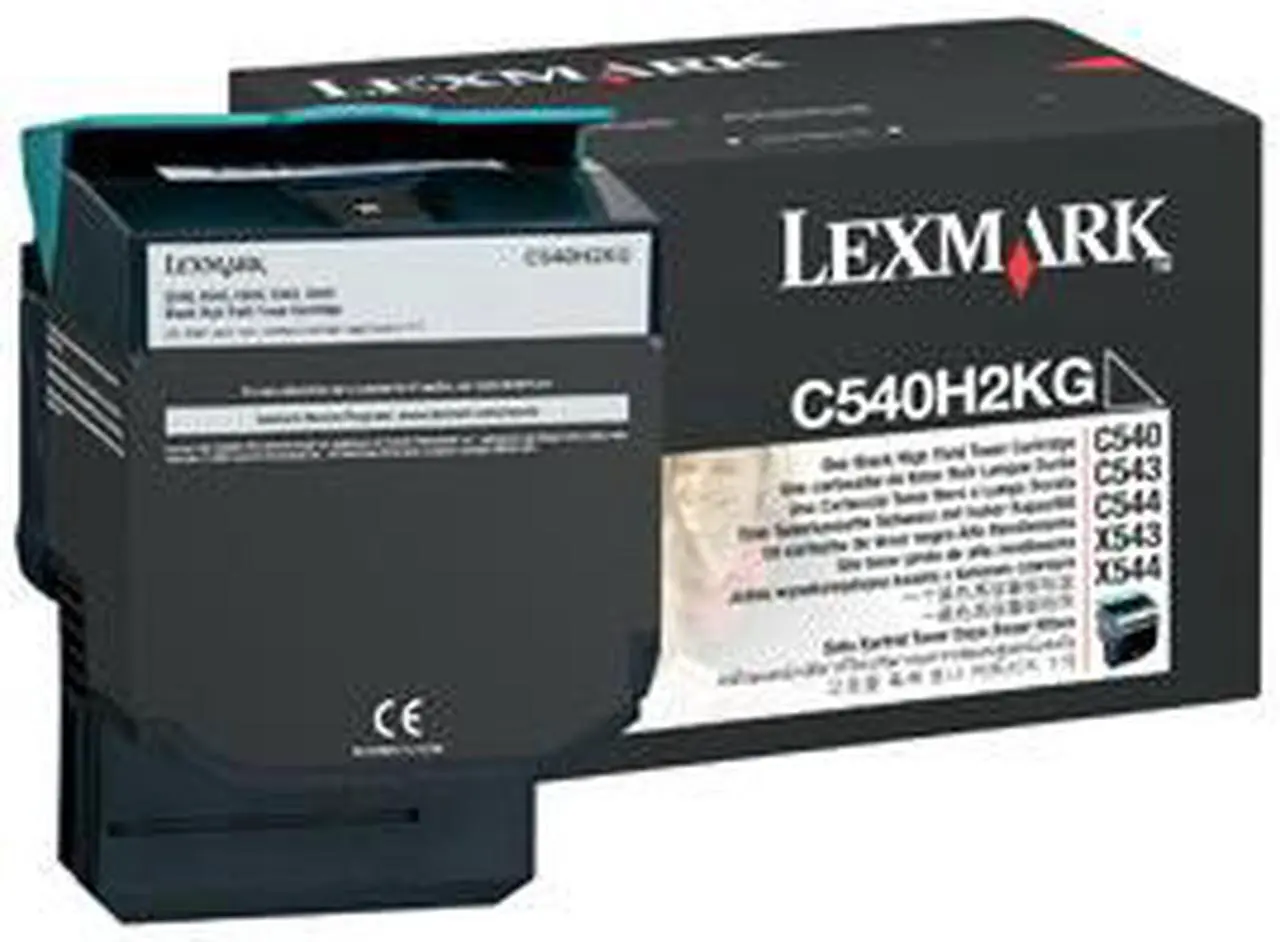 LEXMARK C540H2KG C540, C543, C544, X543, X544 High Yield Toner ...
