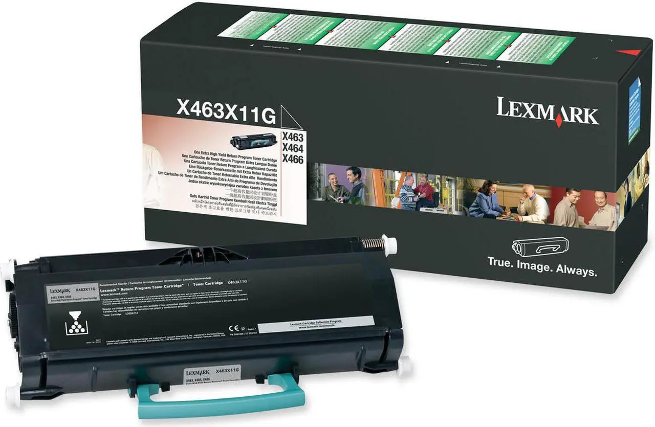 Lexmark X463X11G Extra High Yield Return Program Toner Cartridge ...
