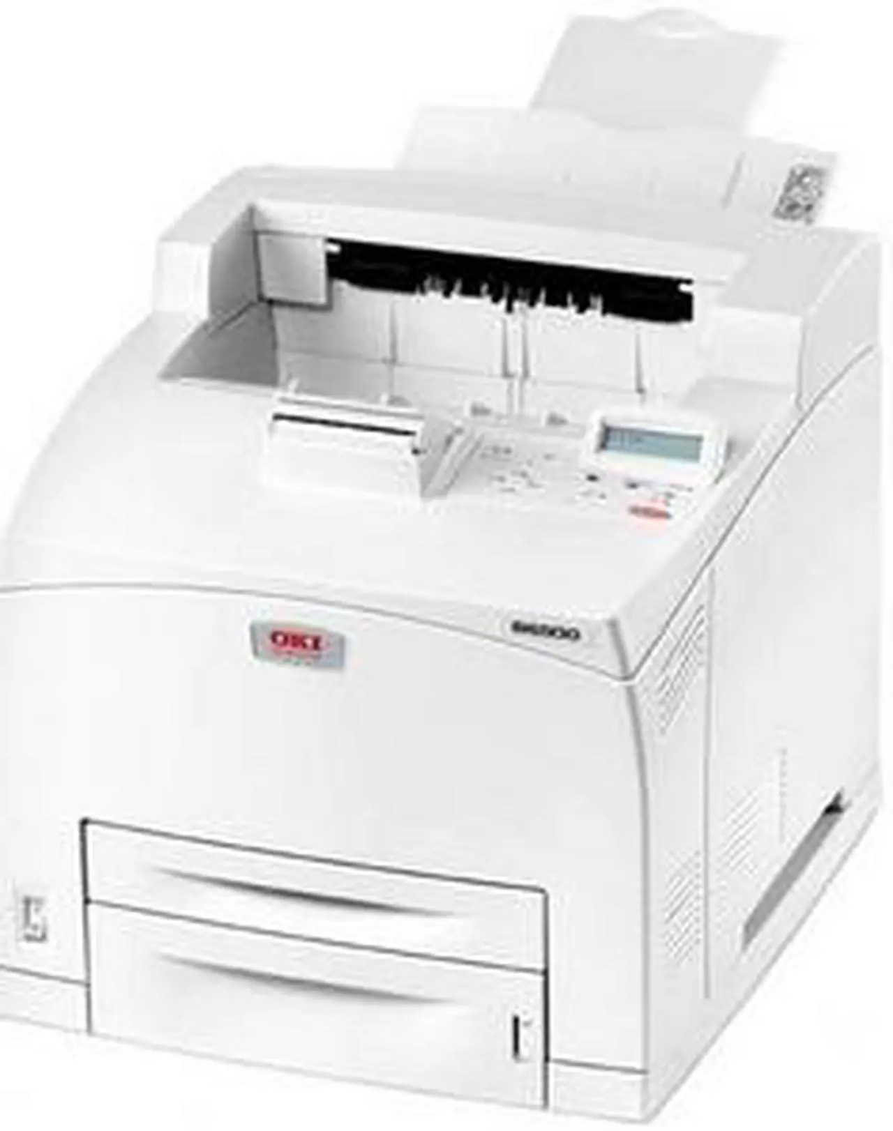 OKIDATA B6500dtn Workgroup Up to 45 ppm Mono Network Laser Printer ...