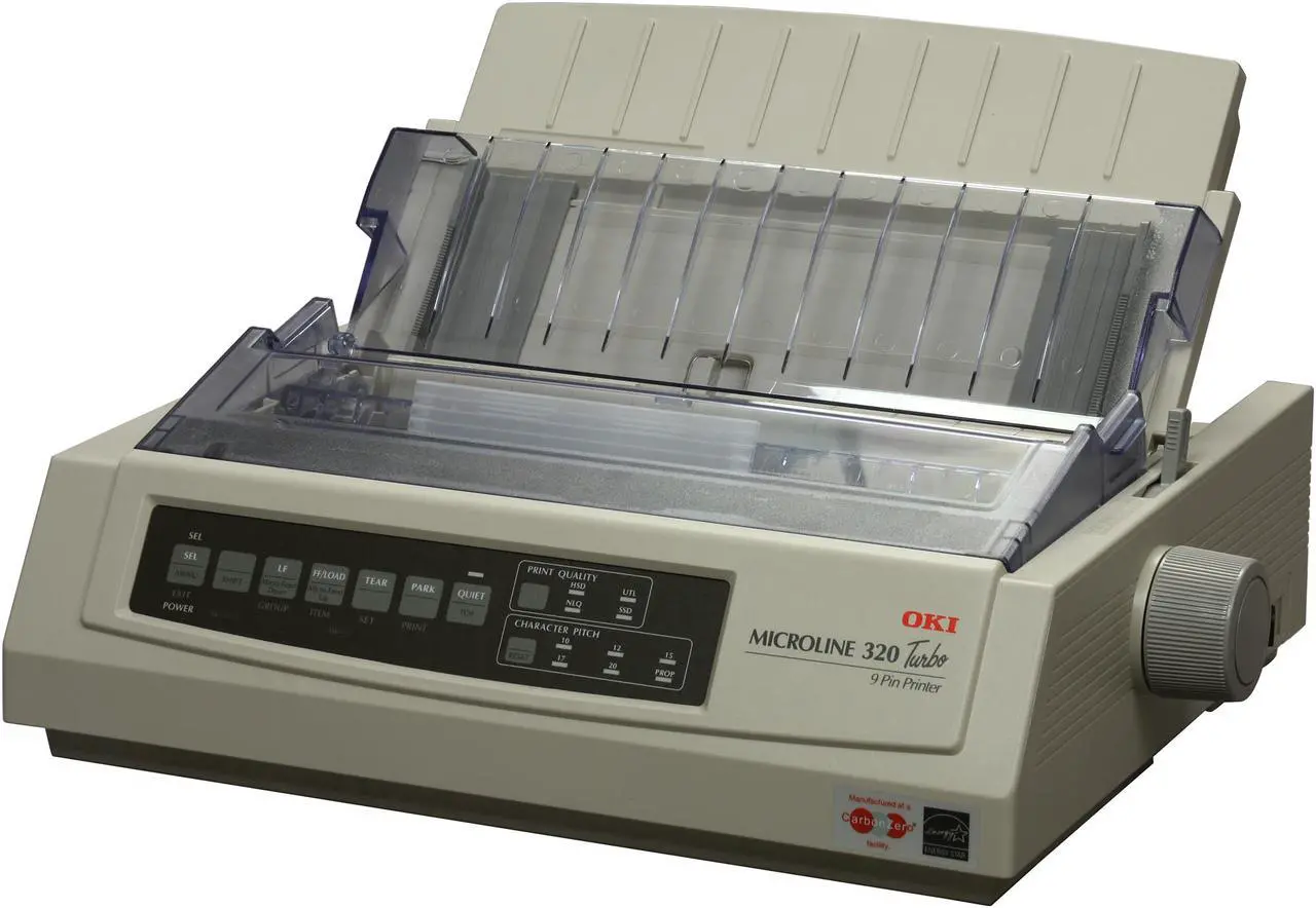 Open Box: OKIDATA MICROLINE 320 Turbo (62411602) - Parallel, USB 9 pin ...