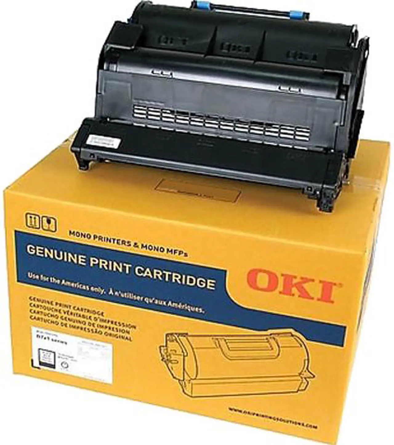 Oki Data 45488801 High Yield Toner Cartridge - Black - Newegg.com