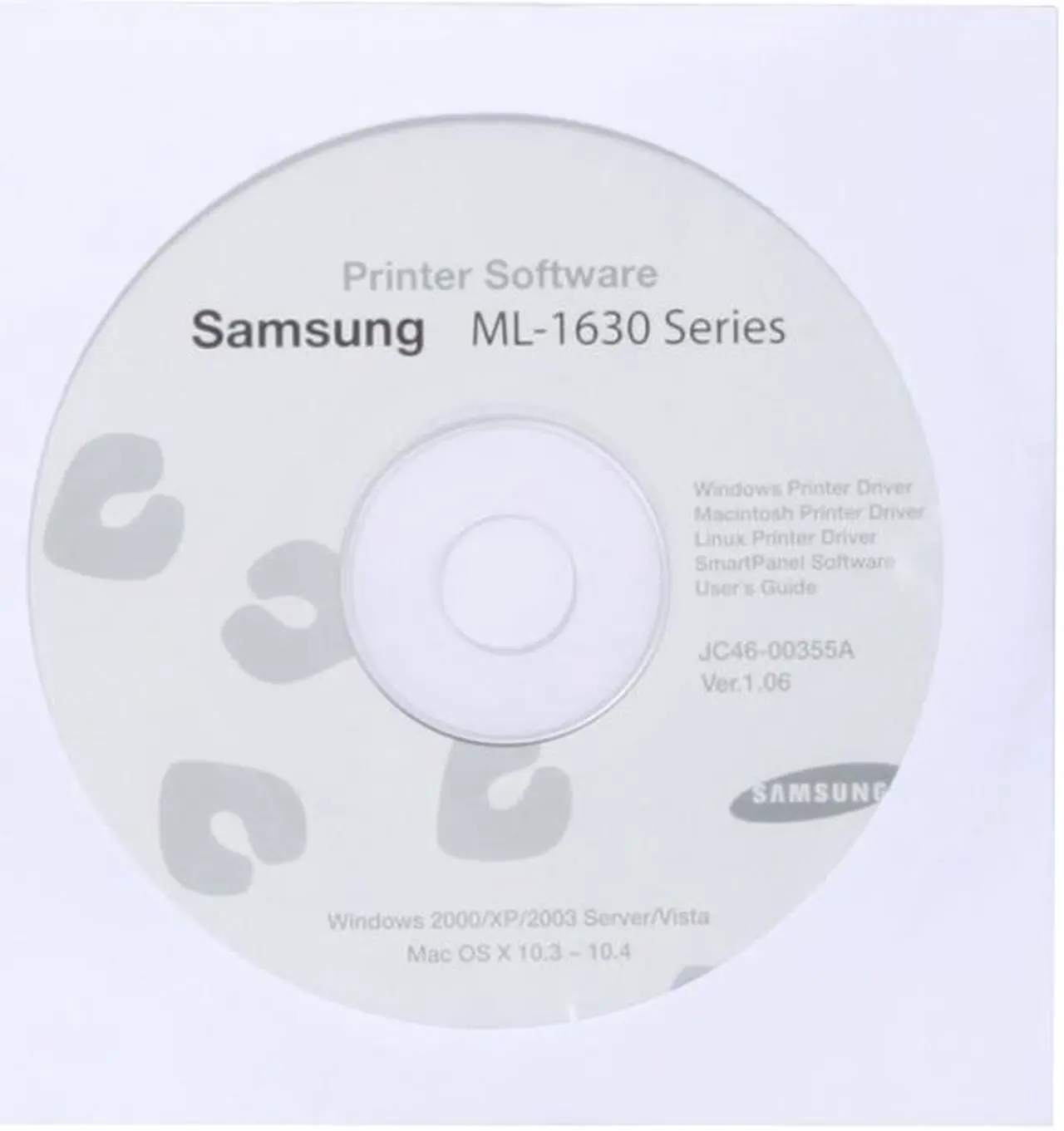 Samsung ML Series ML-1630 Personal Monochrome USB Laser Printer ...