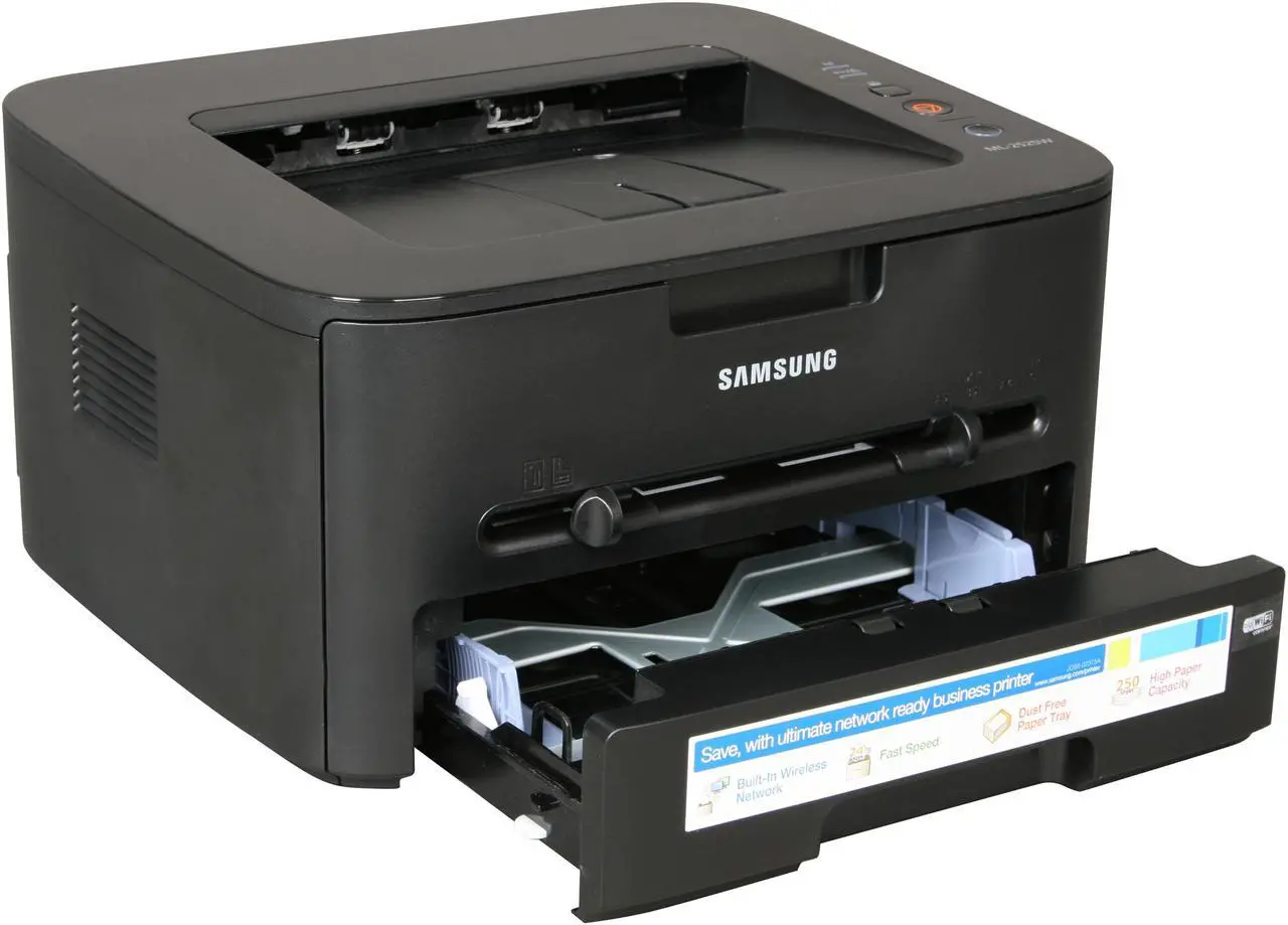 Samsung ML Series ML-2525W Workgroup Monochrome Ethernet (RJ-45) / USB ...