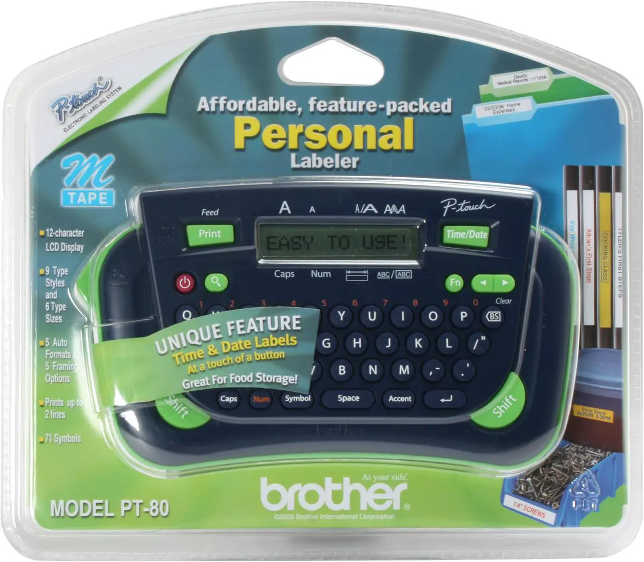 Brother PT-80 Label Printer - Newegg.com