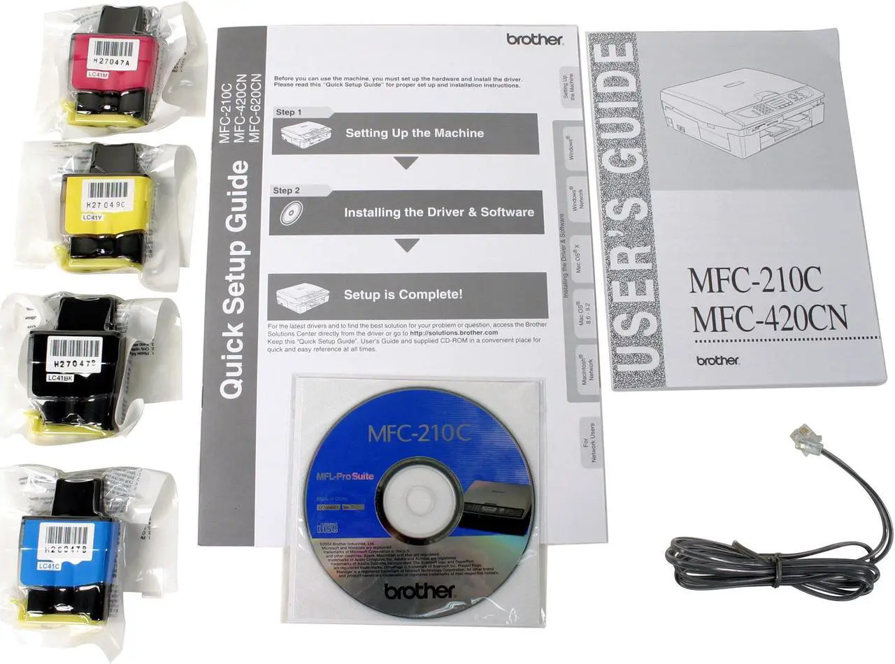 Brother MFC-210C USB InkJet MFC / All-In-One Color Printer - Newegg.com