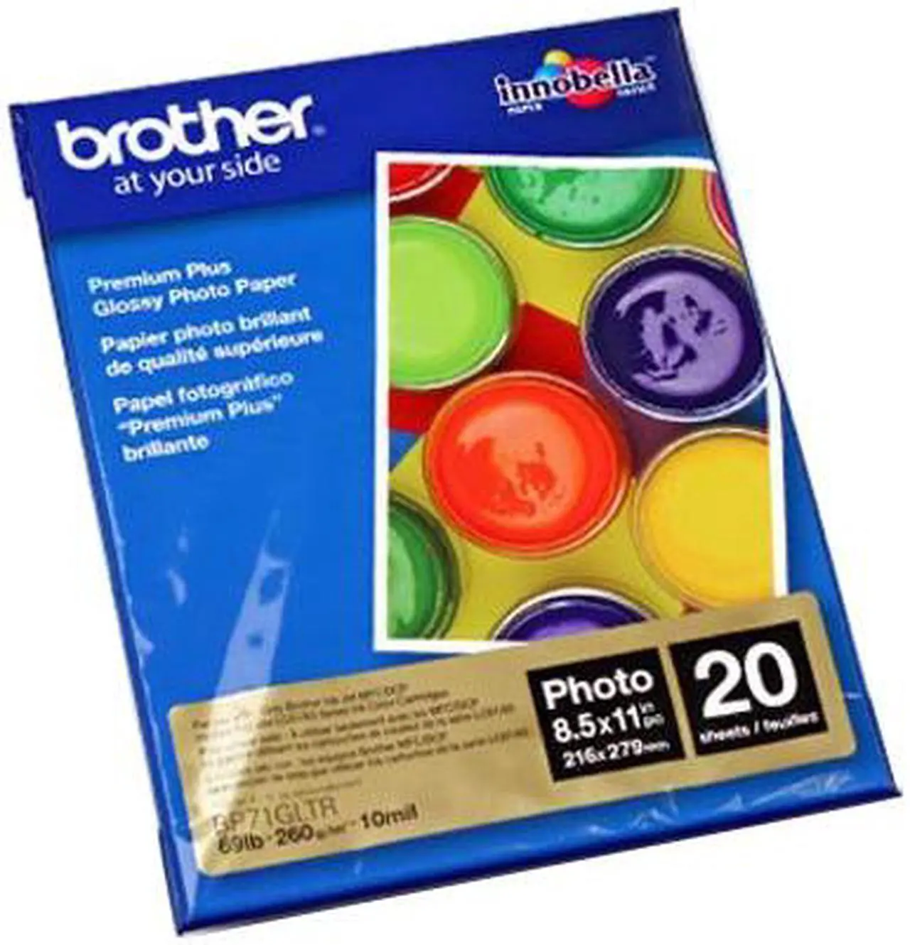 Brother BP71GLTR Innobella Photo Paper - Letter - 8.50" x 11" - Glossy ...