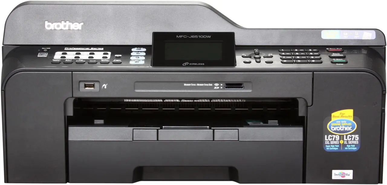 Brother Professional Series MFC-J6510DW Inkjet All-in-One Printer with ...