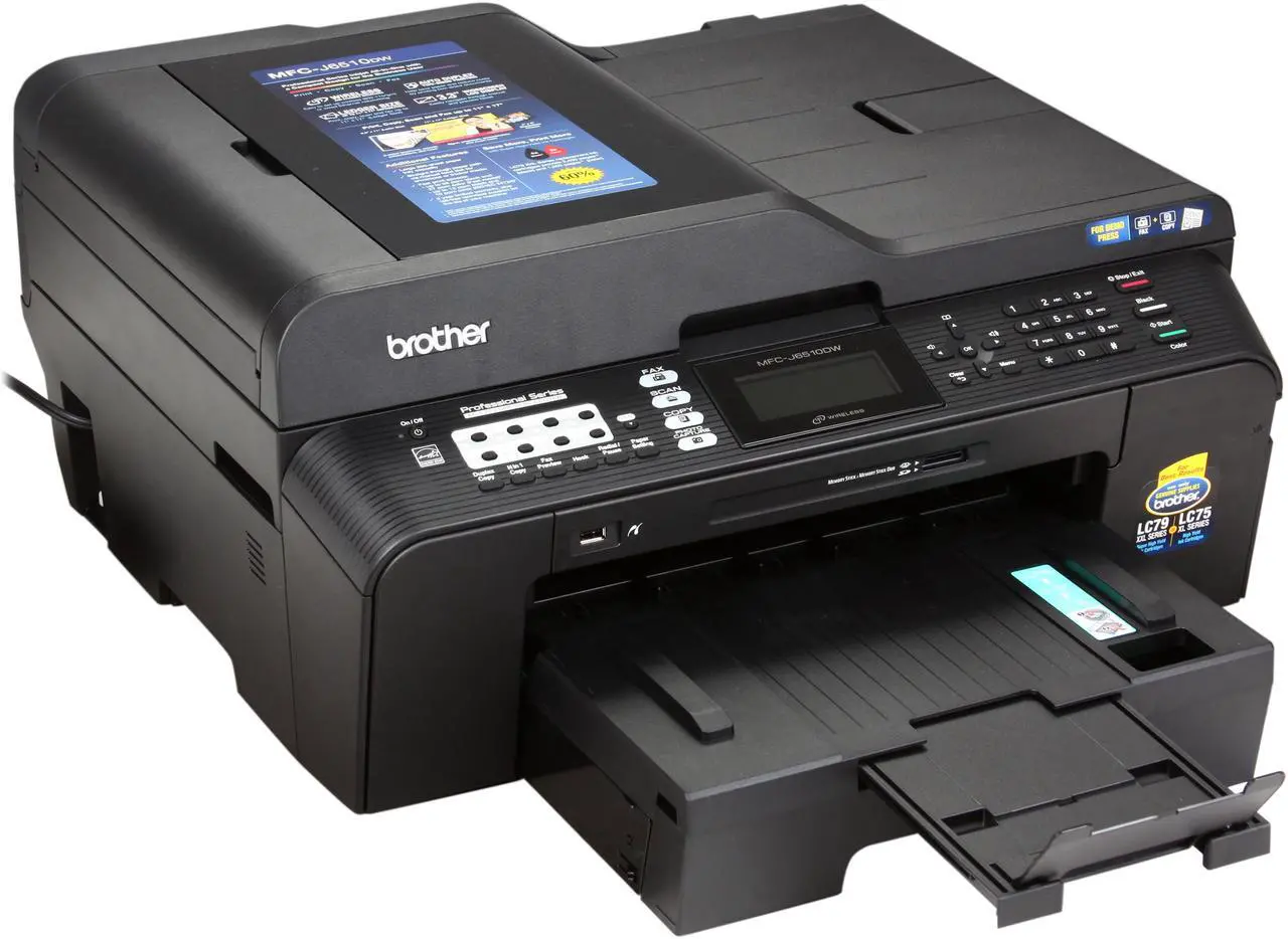 Brother Professional Series MFC-J6510DW Inkjet All-in-One Printer with ...