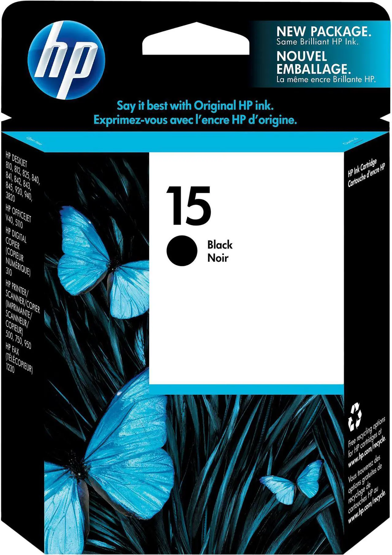 HP 15 Black Inkjet Print Cartridge (C6615DN#140) - Newegg.com