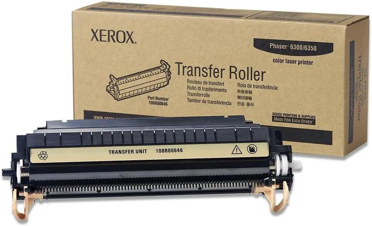 XEROX 108R00646 Transfer Roller For Phaser 6300/6350 - Newegg.com