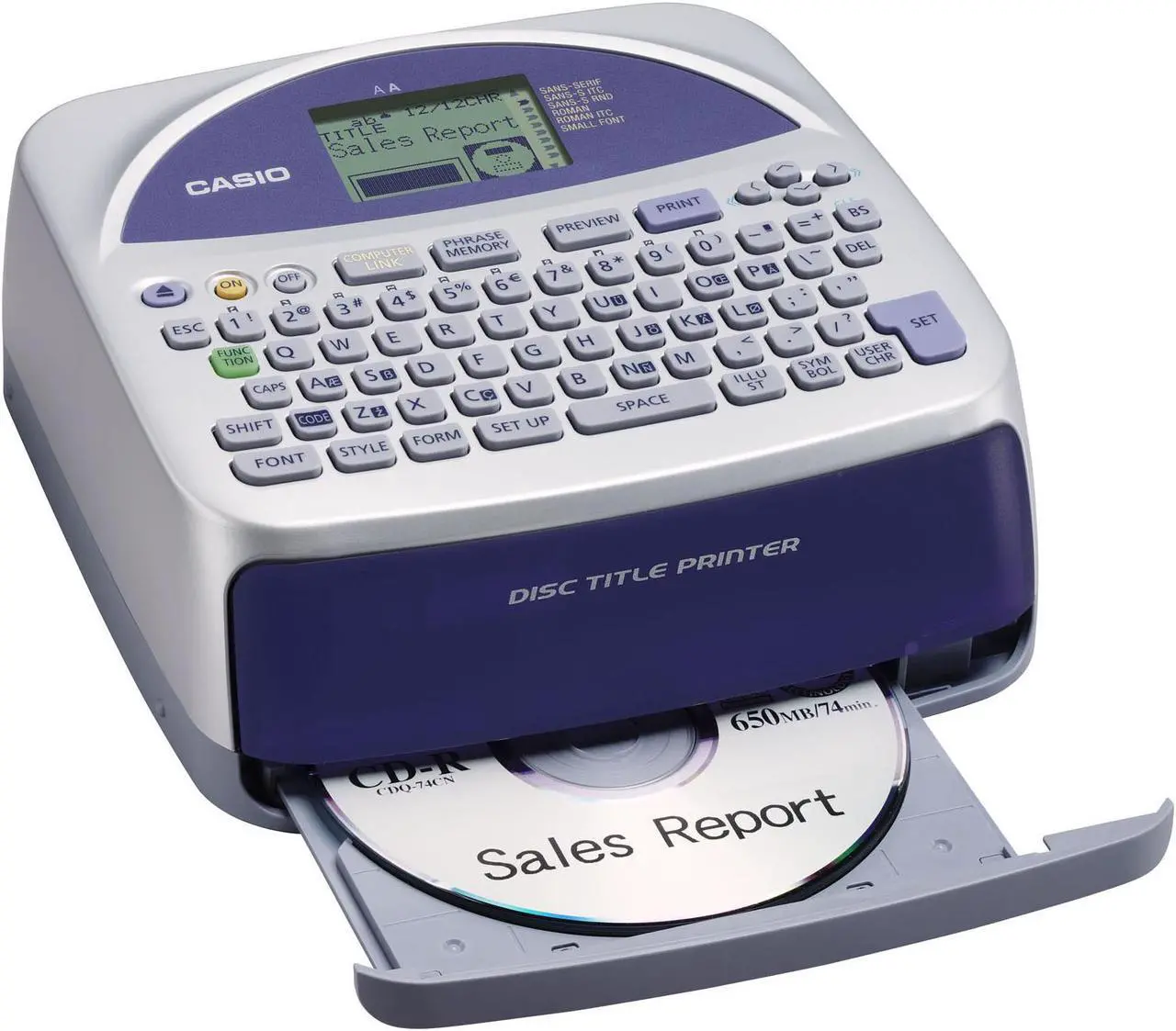CASIO CW-75 Disc Title Printer - Newegg.com