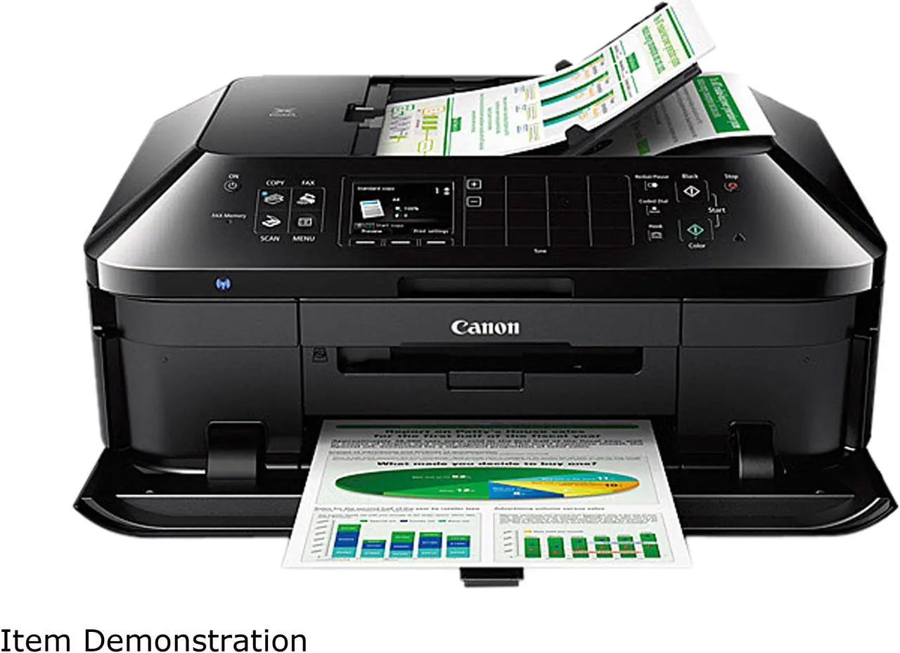Canon PIXMA MX922 9600 x 2400 dpi USB/Wireless All-in-one InkJet Color ...