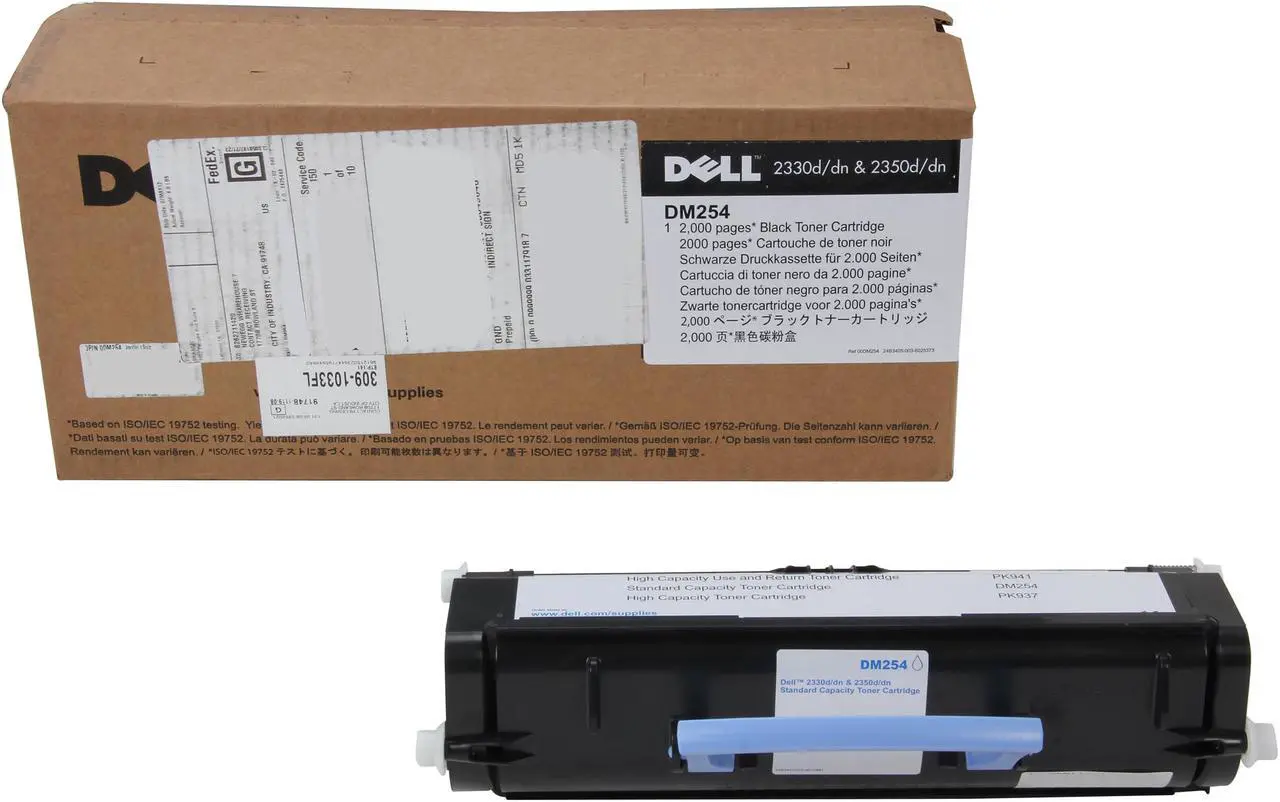 Dell DM254 (330-2664) Toner for Dell 2330d Laser Printers Black ...