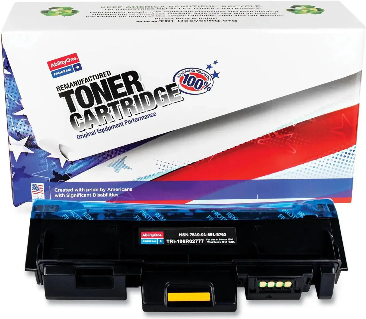 AbilityOne AB1AB16915762 Black For Xerox Phaser 3260 High Yield Toner ...