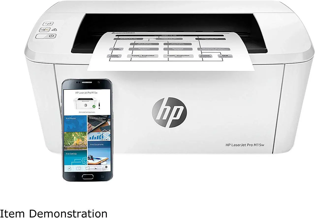 HP LaserJet Pro M15w Compact Wireless Laser Printer (W2G51A) - Newegg.com