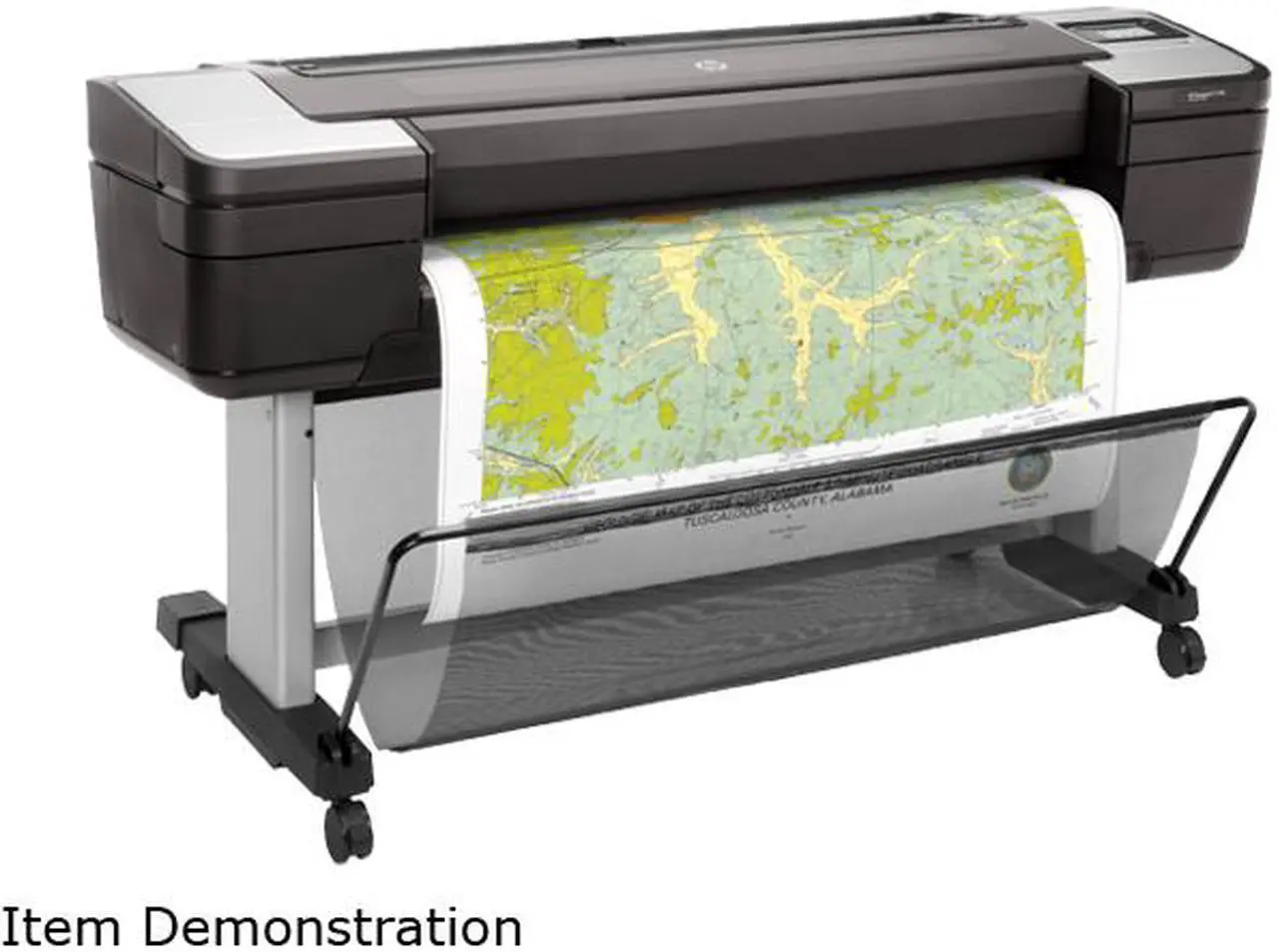 HP Designjet T1700 Ethernet (RJ-45) / USB Thermal Inkjet Large Format ...