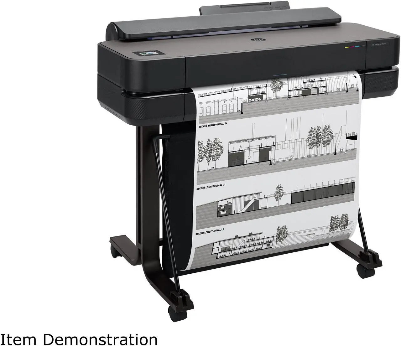 HP DesignJet T650 Large Format Wireless Plotter Printer - 24", with ...