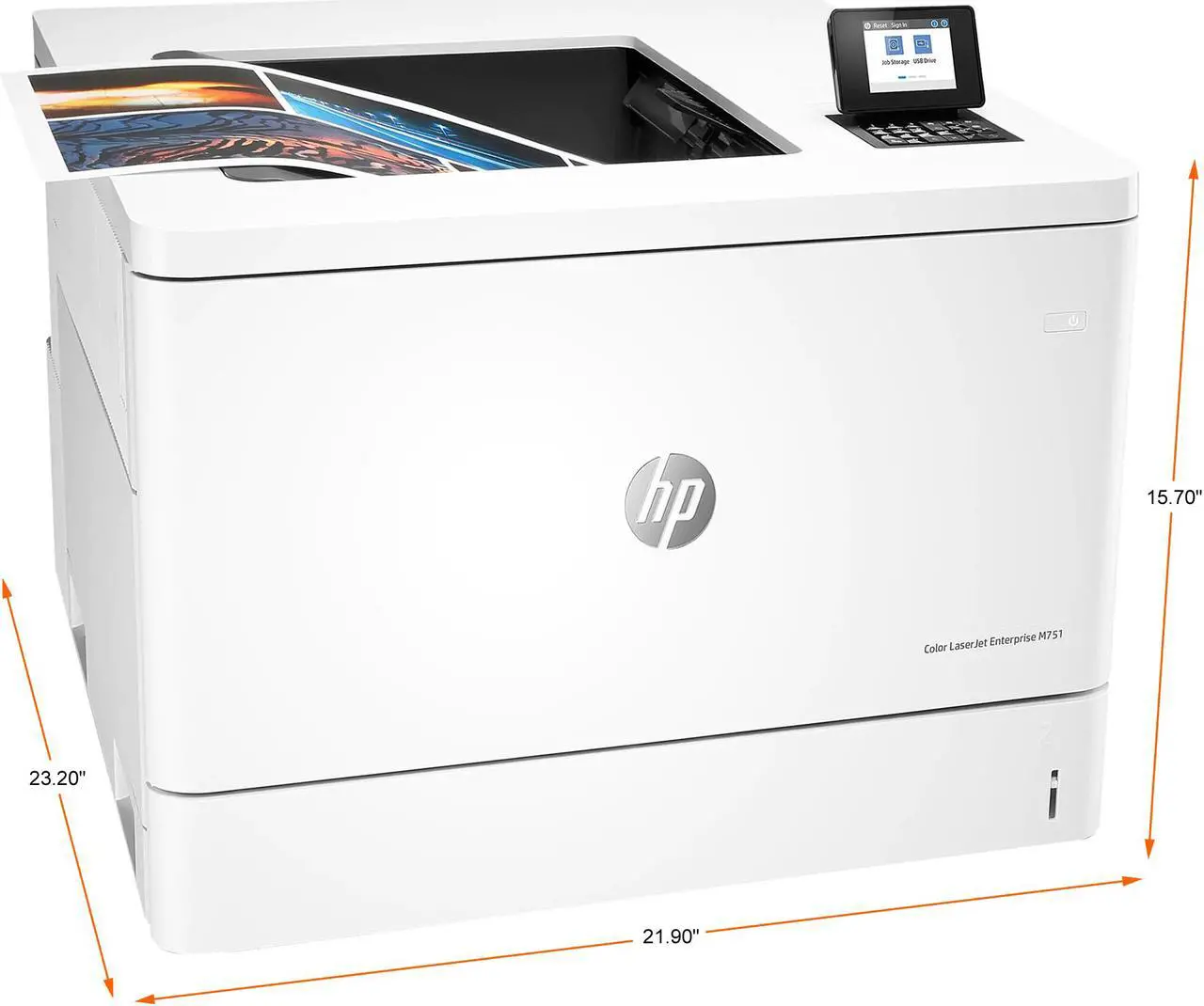HP LaserJet Enterprise M751dn Workgroup Color Ethernet (RJ-45) / USB ...