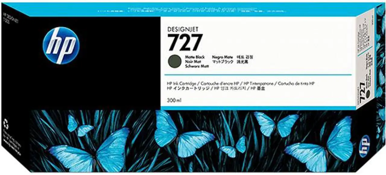 HP 3WX19A 300-ml DesignJet Ink Cartridges Matte Black - Newegg.com