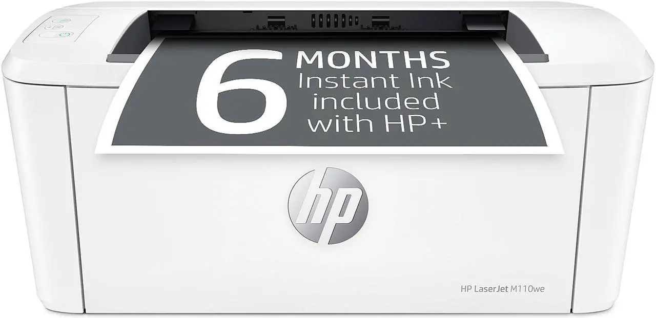 Open Box: HP LaserJet M110we Wireless Black & White Printer with HP+ ...