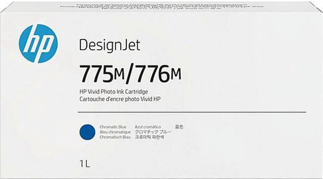 HP 775M/776M 3WW86A 1-liter Ink Cartridge Chromatic Blue - Newegg.com