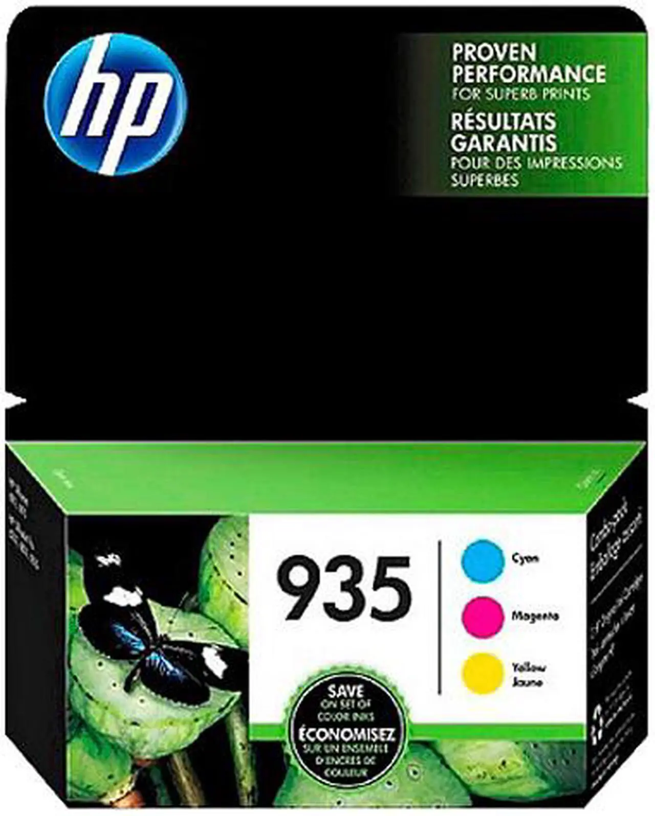 HP 935 Ink Cartridge - Combo Pack - Cyan/Magenta/Yellow - Newegg.com