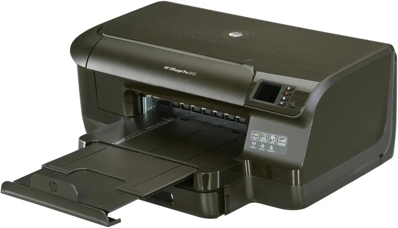 HP Officejet Pro 8100 802.11n Thermal Inkjet Mobile Color Printer ...
