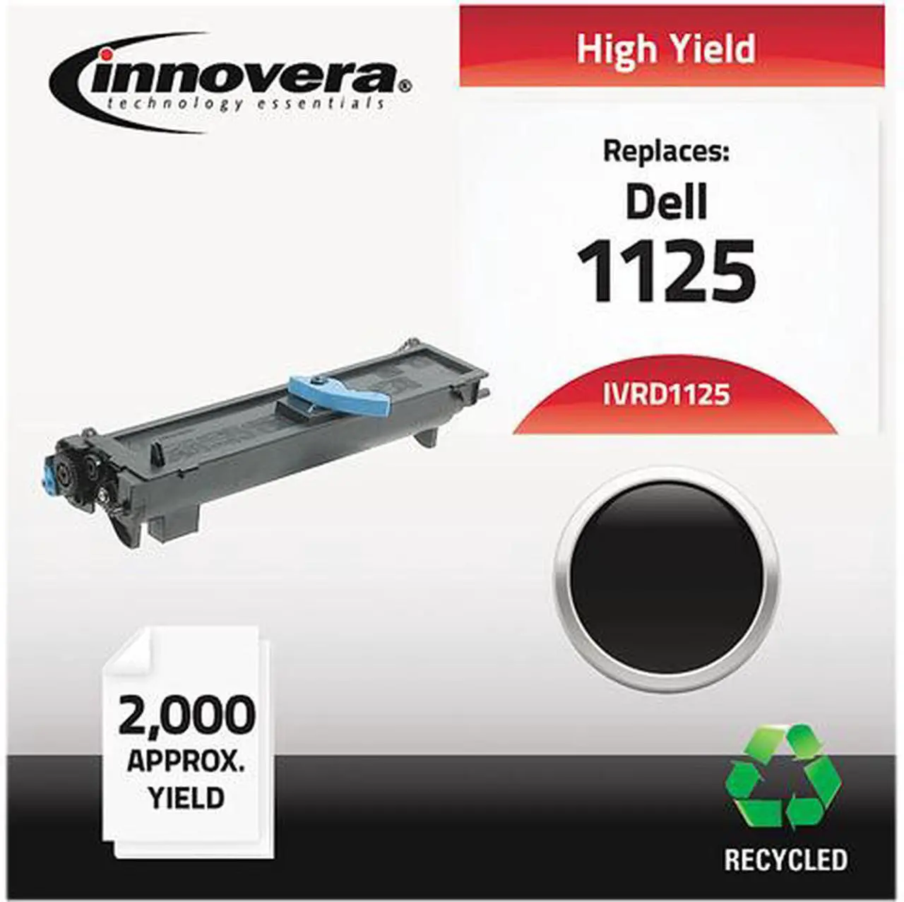 Innovera IVRD1125 Black Compatible Reman High-Yield 310-9319 (1125 ...