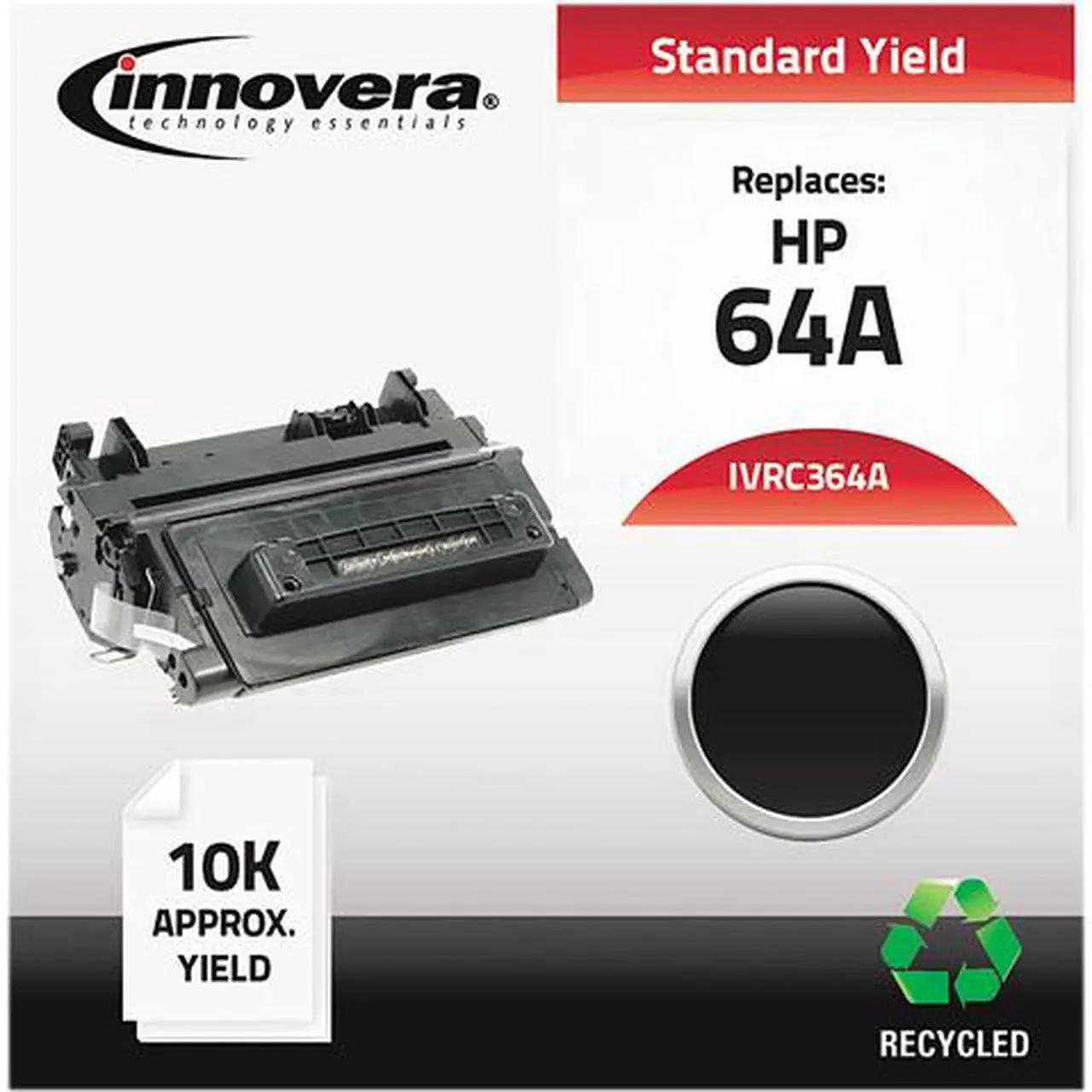 Innovera Compatible Black Toner Cartridge Replacement for HP 64A CC364A ...