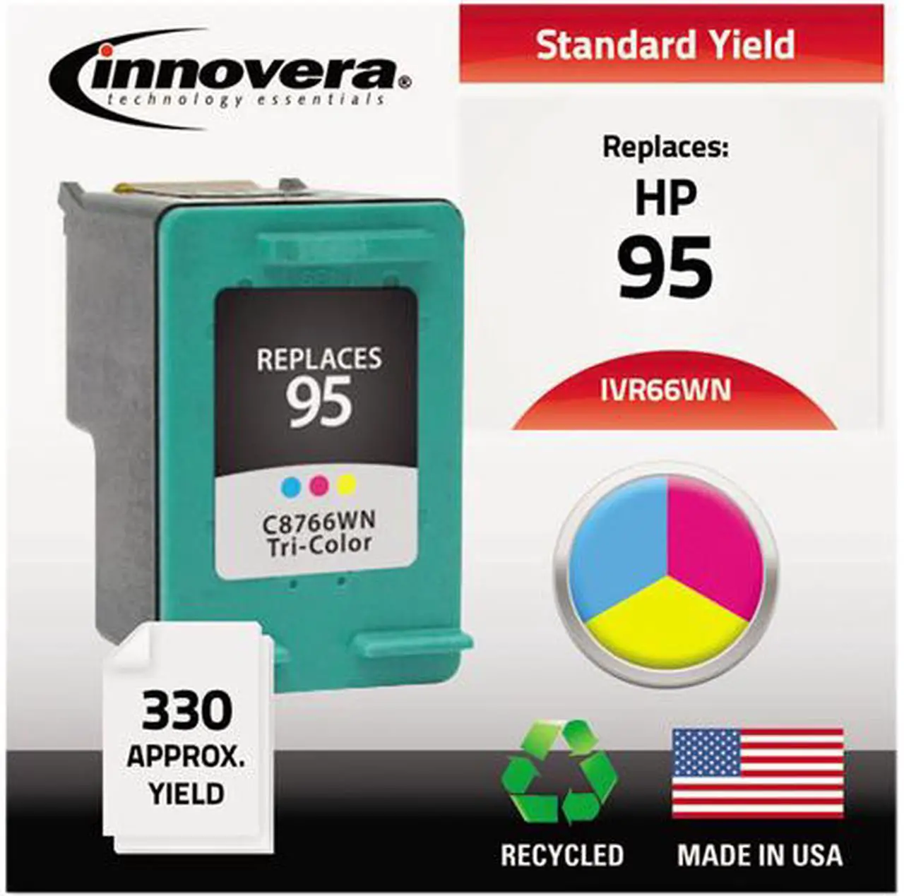 Innovera Compatible Color Ink Cartridge Replacement for HP 95 C8766WN ...