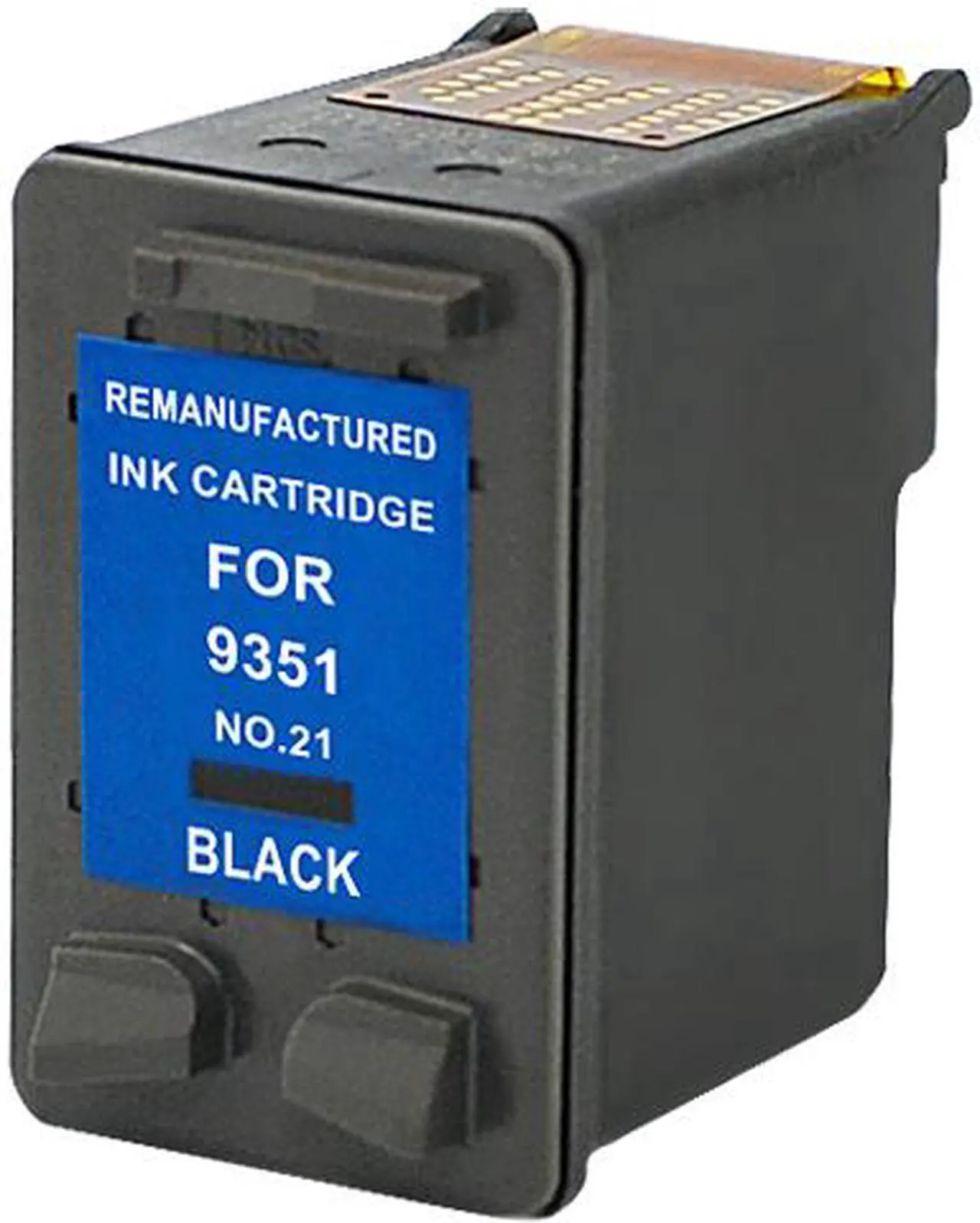 Green Project Remanufactured Black Ink Cartridge Replacement for HP 21 ...