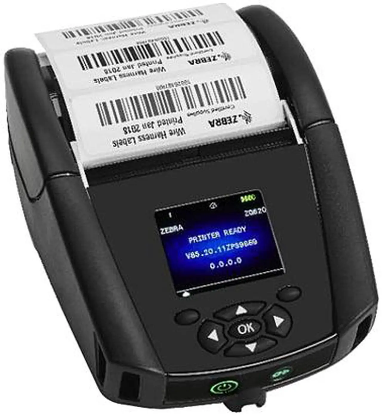 Zebra ZQ620 3" Mobile Direct Thermal Label Printer, 203 dpi, Color LCD ...