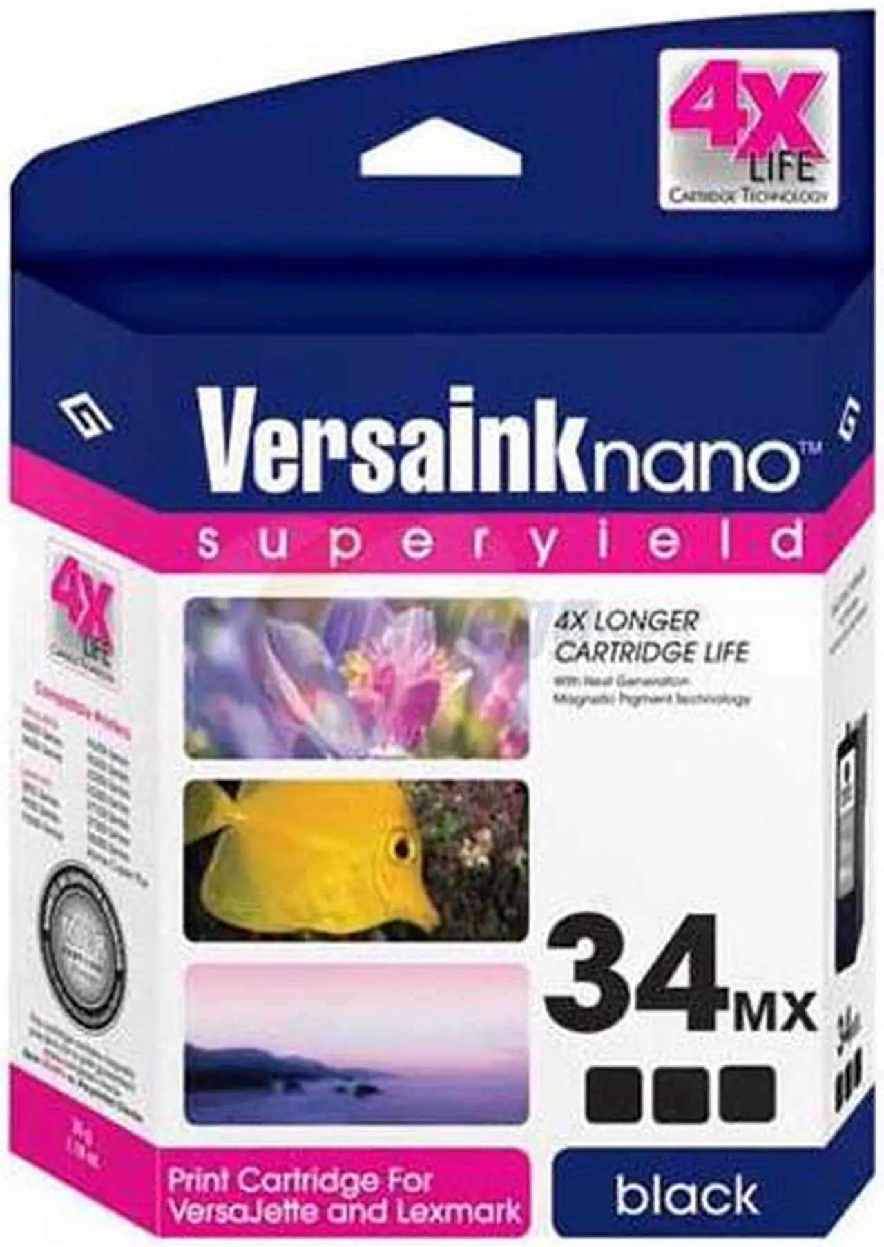 G7 Productivity Systems VersaInk-nano 34MX Black MICR Ink Cartridge For ...