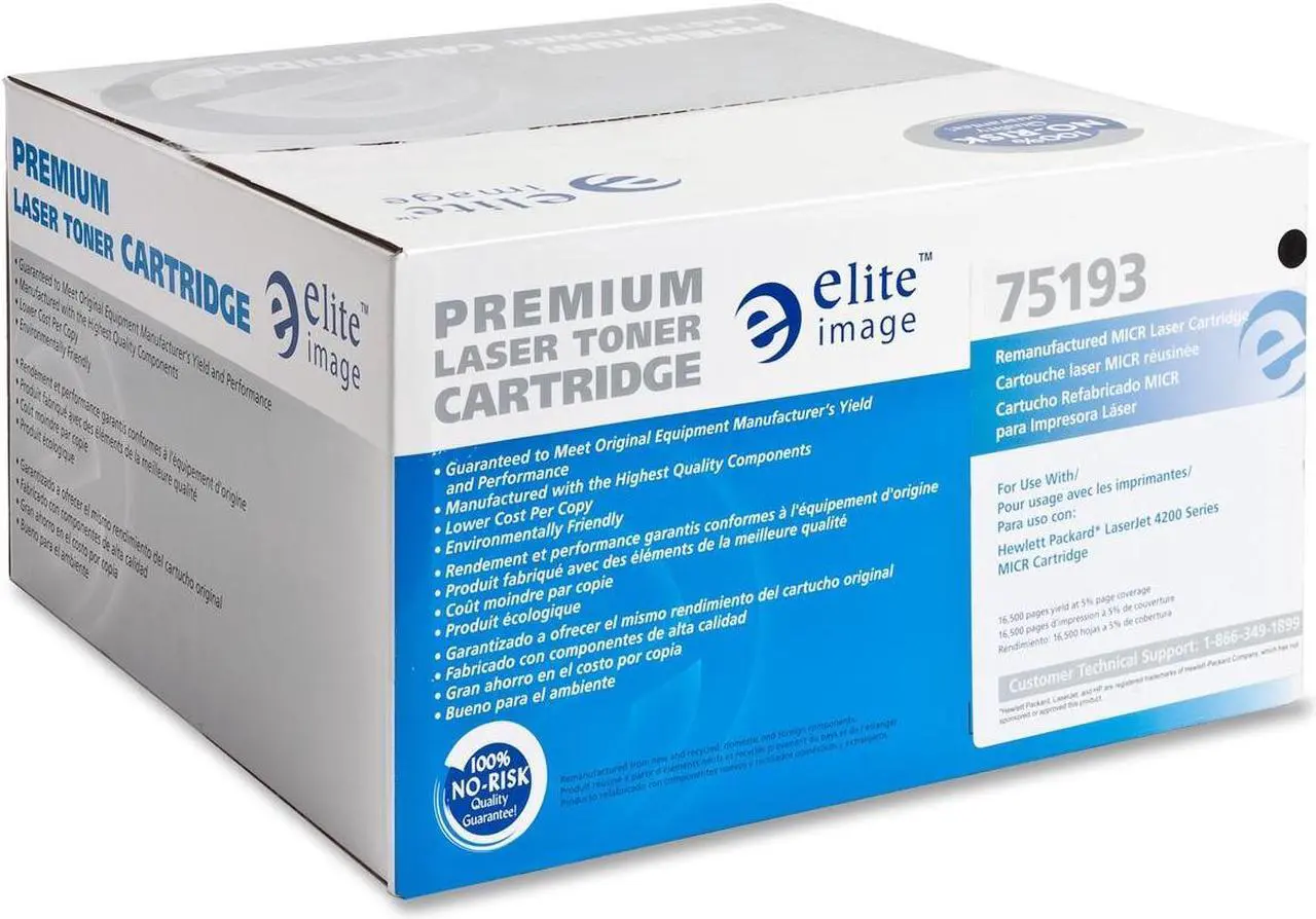 Elite Image Compatible MICR Secure Black Toner Cartridge (Alternative ...