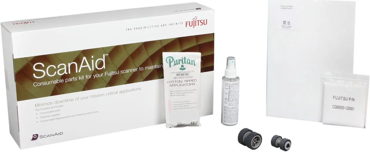 Fujitsu CG01000524801 Scanaid Consumable &cleaning Kit - Newegg.com