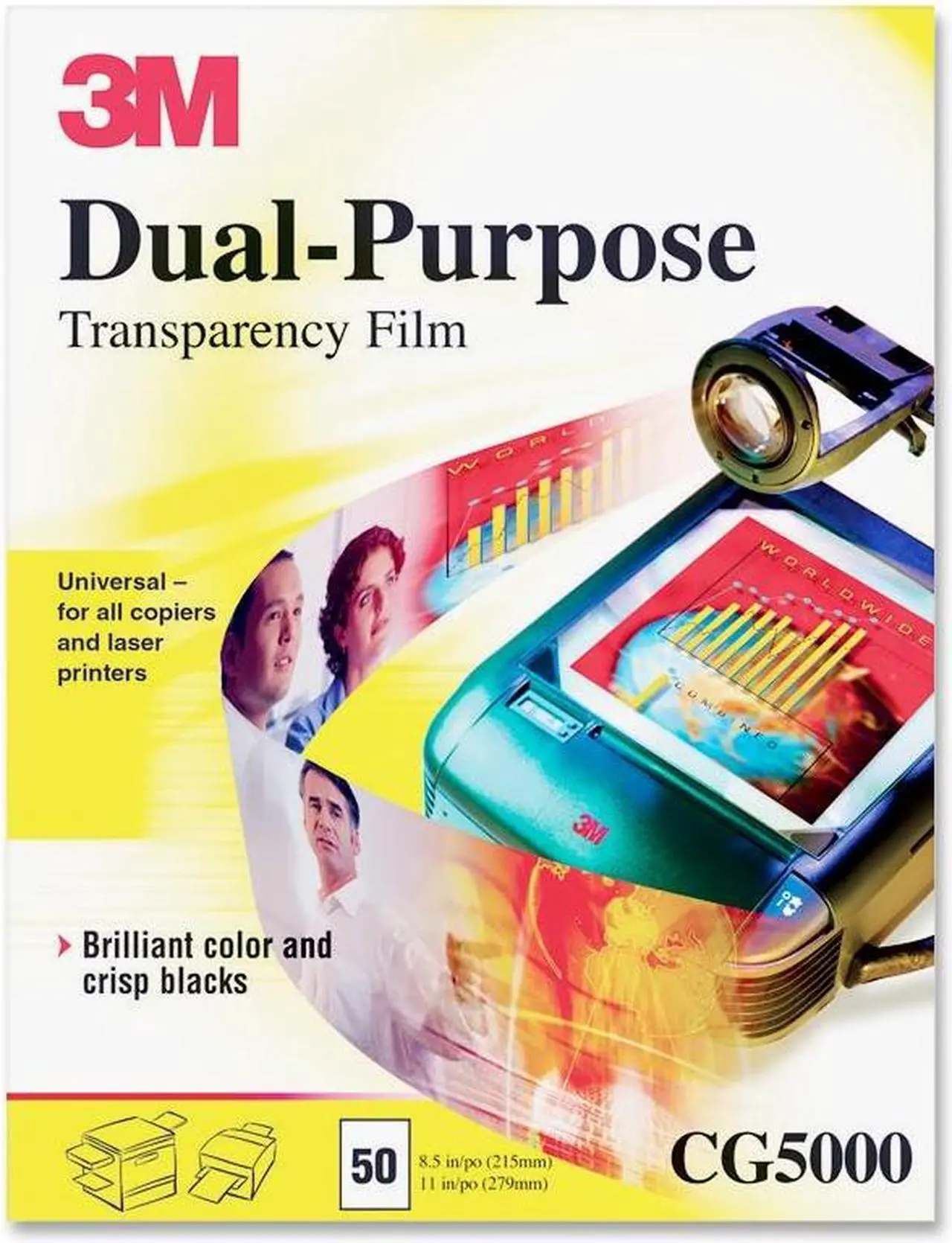 3M CG5000 Dual-Purpose Transparency Film / 50 Per Box - Newegg.com
