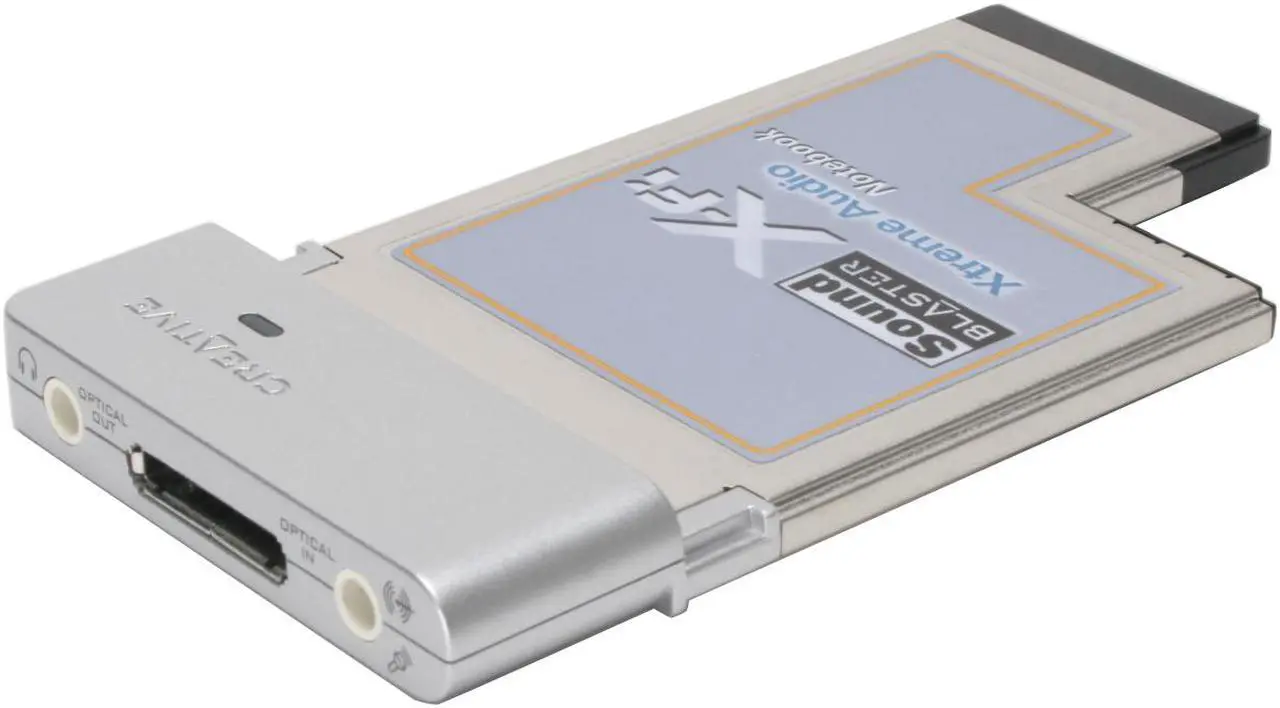 Creative Sound Blaster X-Fi Xtreme Audio Notebook Sound Card - Newegg.com