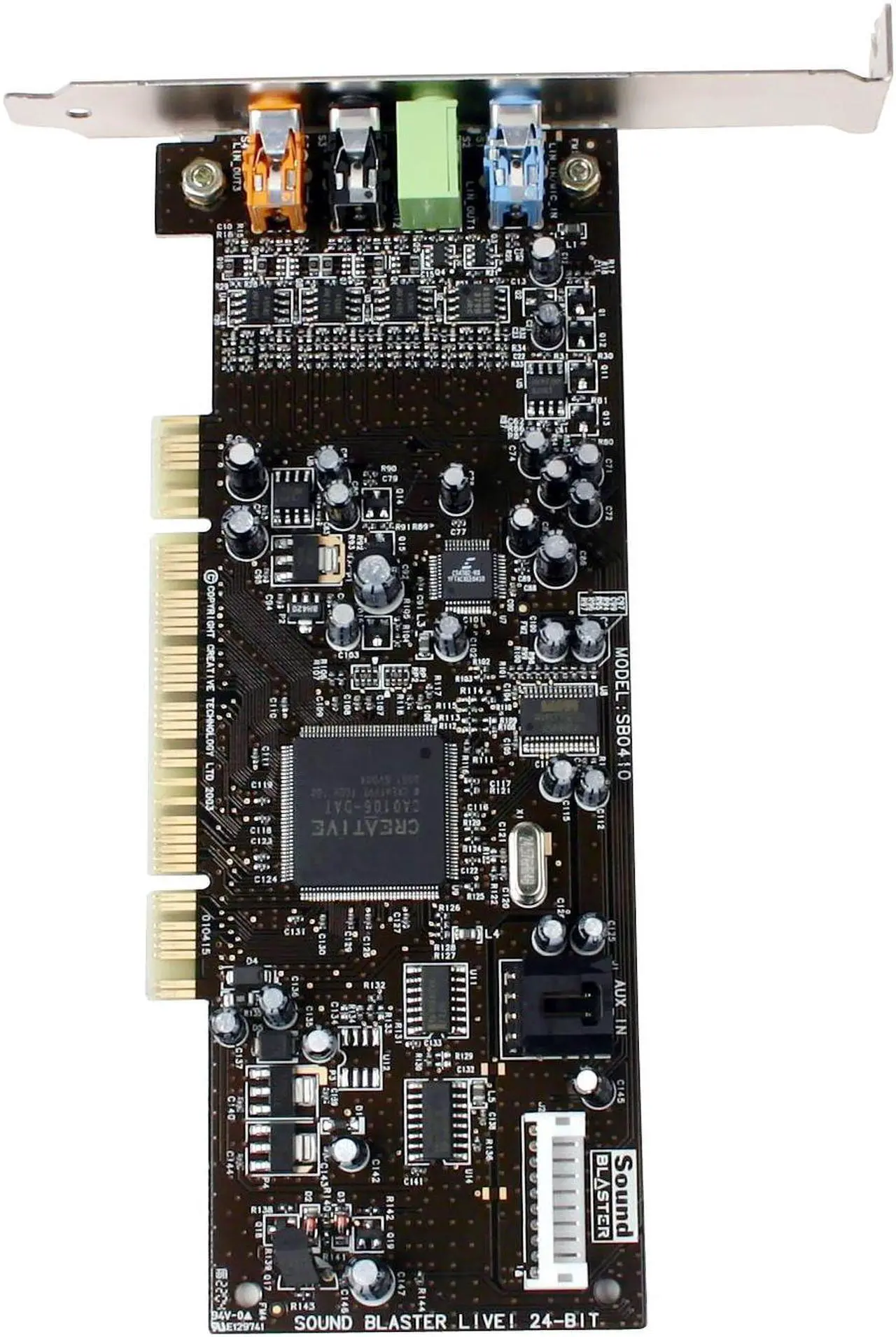 Creative Sound Blaster Live! 24-bit 30SB041000000 Sound Card - Newegg.com