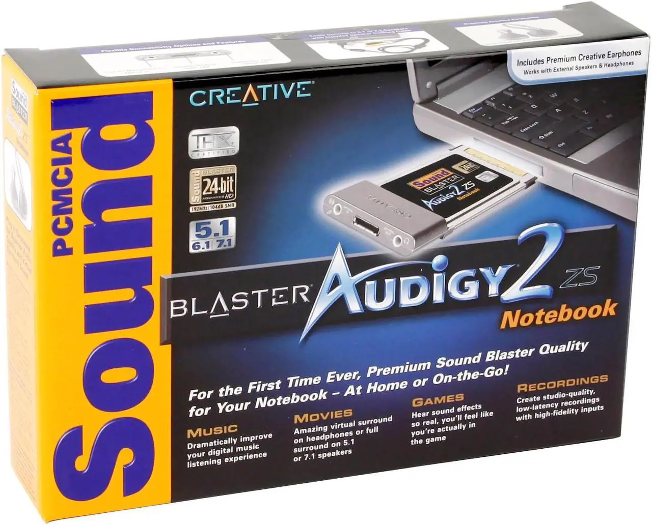 Creative 70SB053000000 PCMCIA Sound Card - Newegg.com