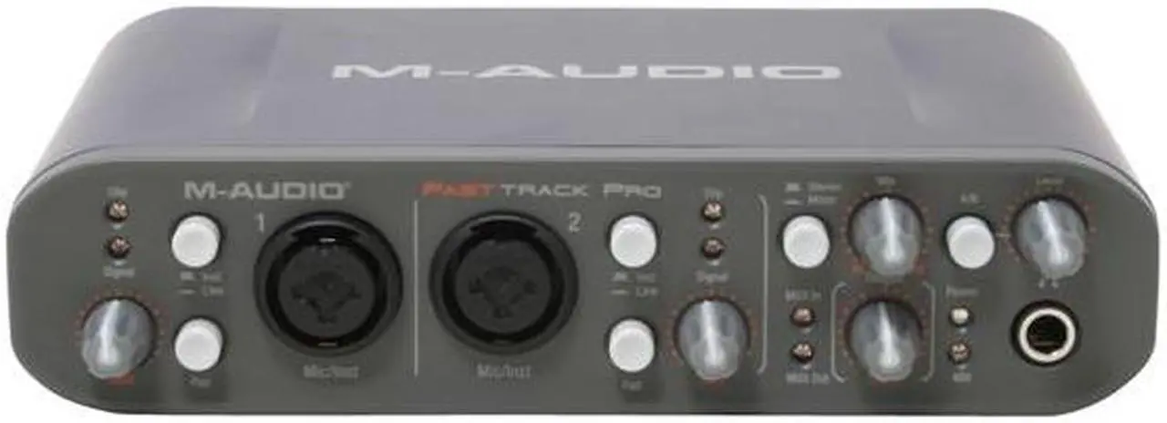 M-AUDIO Fast Track Pro 4 x 4 Mobile USB Audio/MIDI Interface with ...