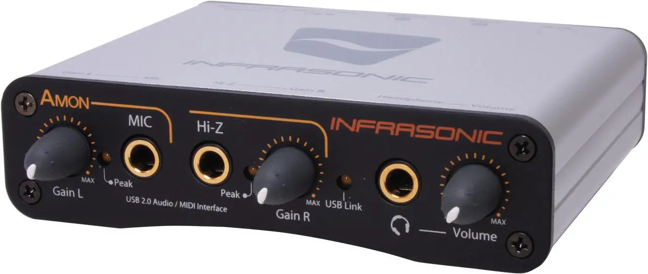 INFRASONIC Amon 24-bit 96KHz USB 2.0 Audio Interface - Newegg.com