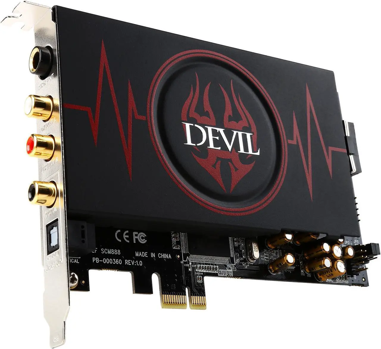 Open Box: PowerColor DEVIL HDX 7.1 Channels PCI Express x1 44.1K/48K/88 ...